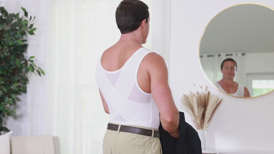 Compression Shirts for Men Chest Slimming & Shapewear | Esteem Apparel